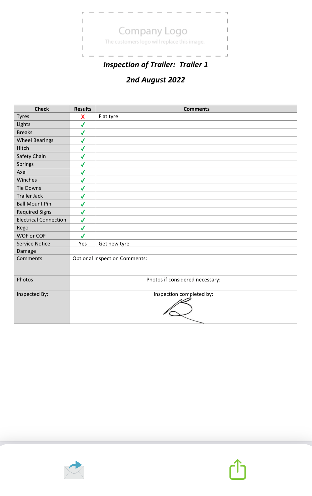 Trailer Safety Check – Financial Systems Group